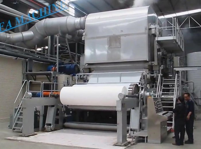 paper rolling machine
